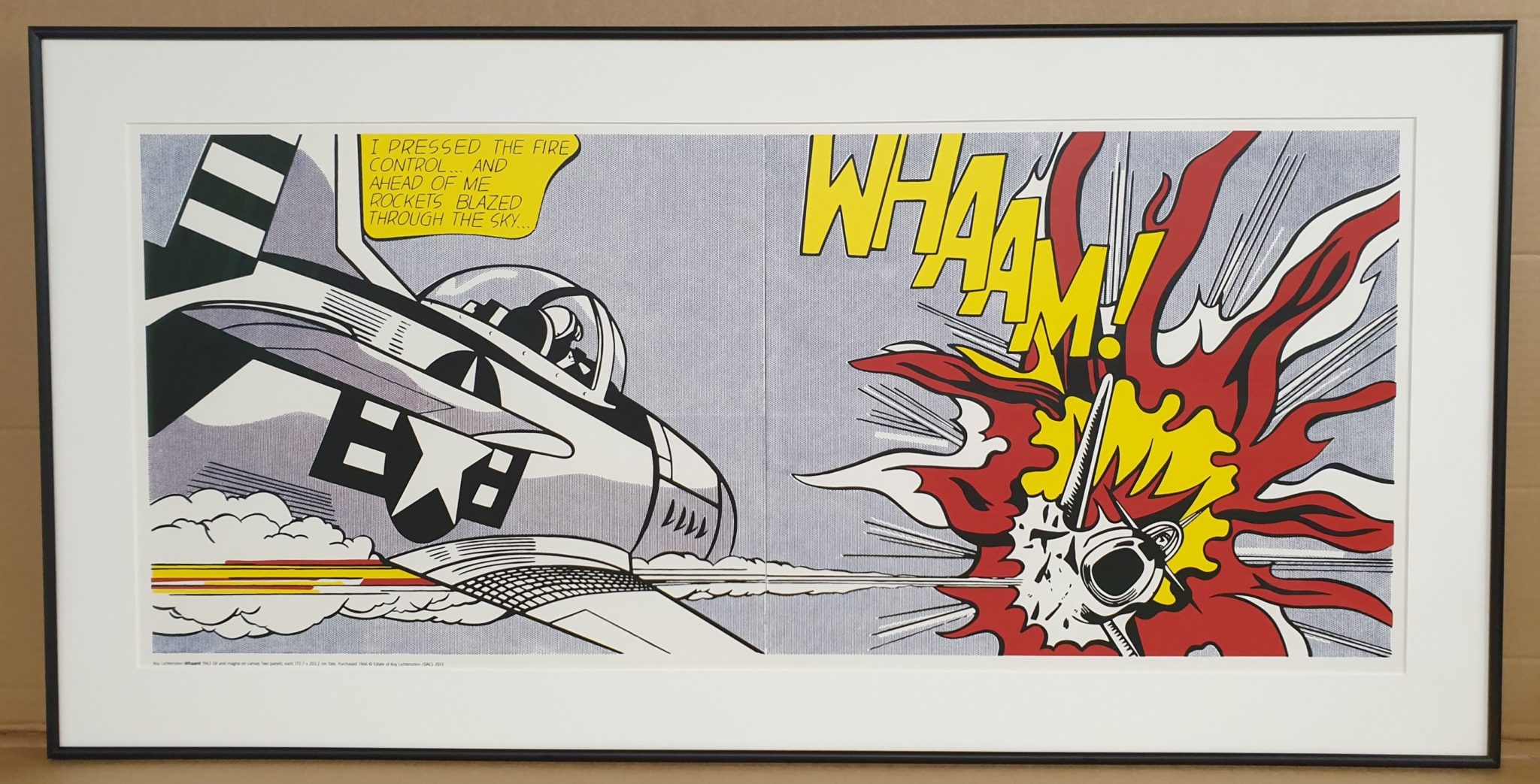 Roy Lichtenstein 'Whaam!' Print